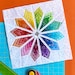 Colorburst Quilt Block Pattern - Etsy