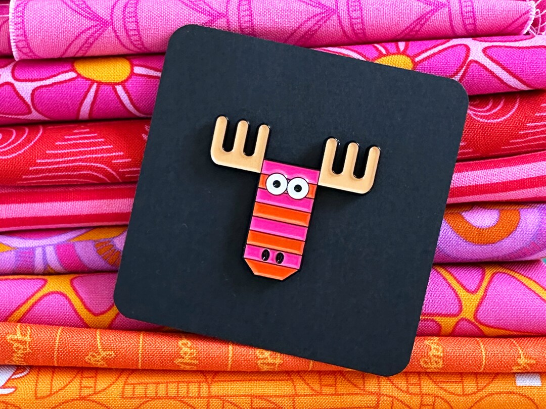 Wild Moose Chase Enamel Pin - Etsy
