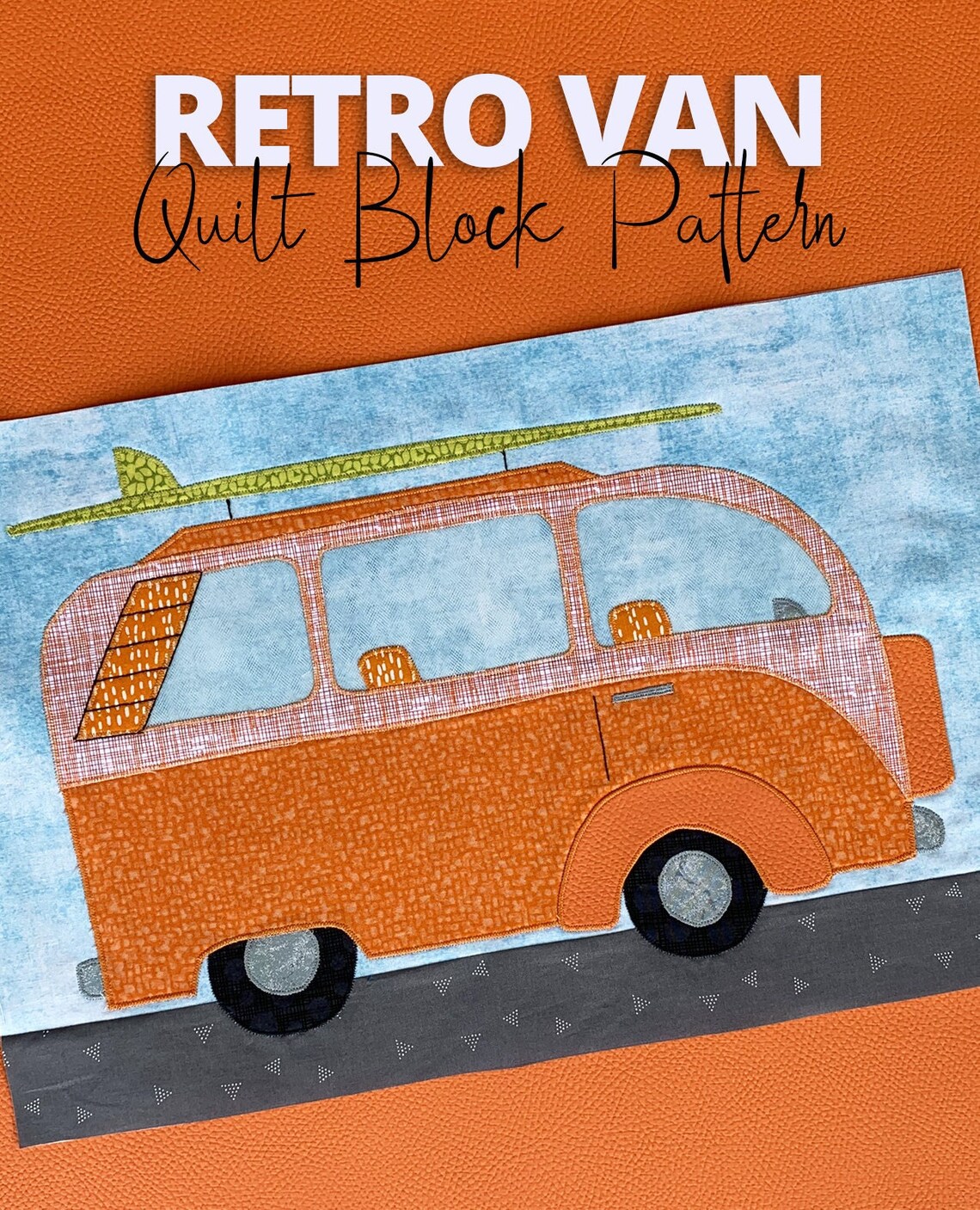 Retro Van Quilt Block PDF Pattern - Etsy