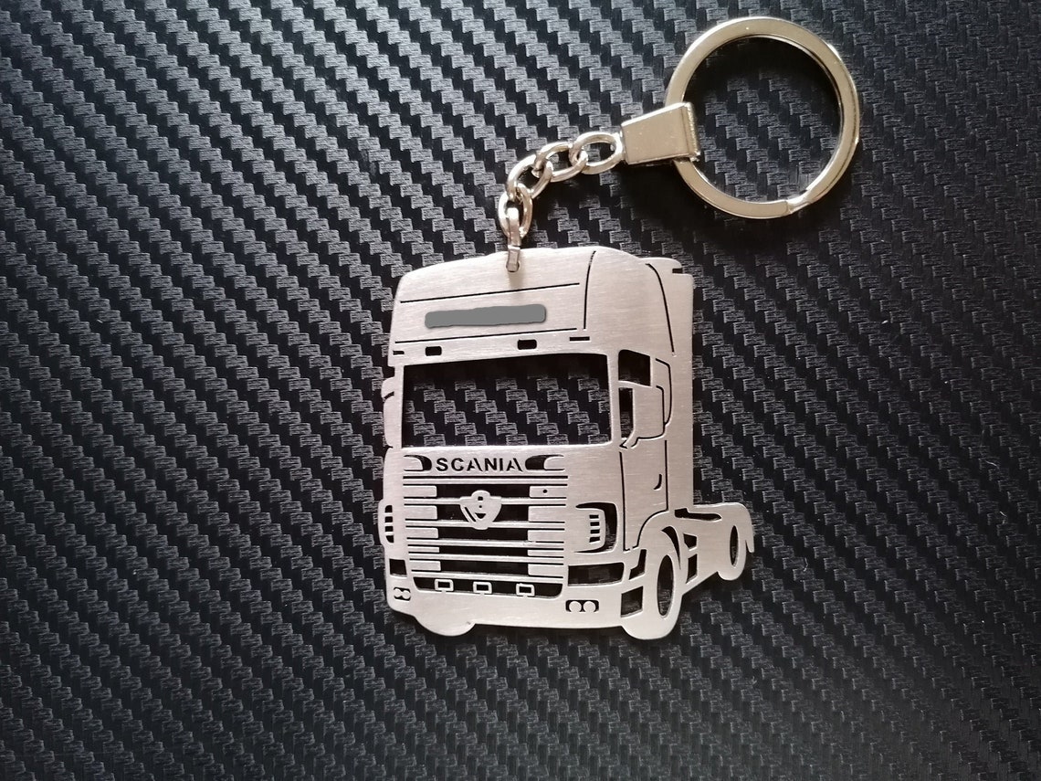 Birthday Gift Keychain for Scania Truck Personalised Truck - Etsy UK