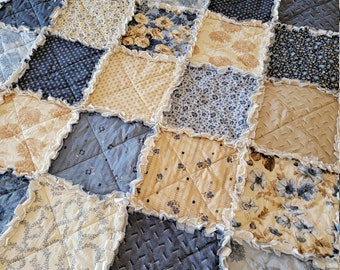 Queen Size Rag Quilt | Etsy