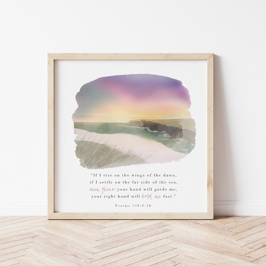 Psalm 139 | Watercolour Bible Scripture, Bible Quotes, Bible Wall Art ...