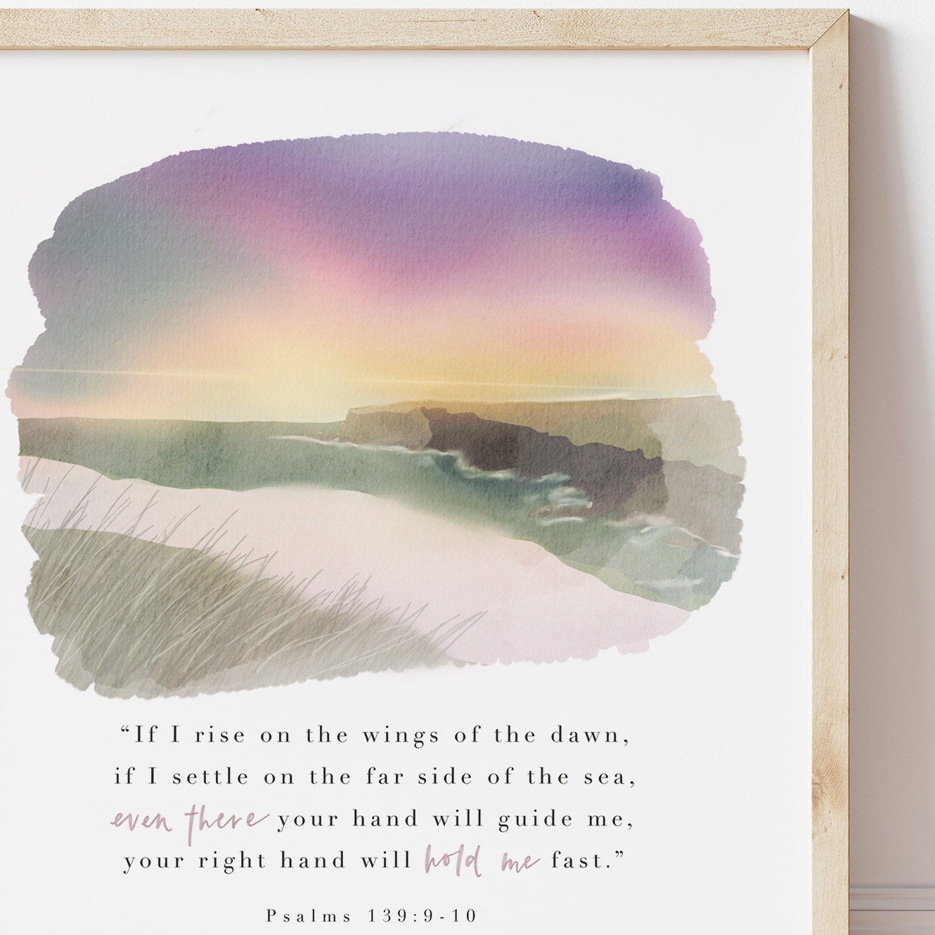 Psalm 139 Watercolour Bible Scripture Bible Quotes Bible - Etsy