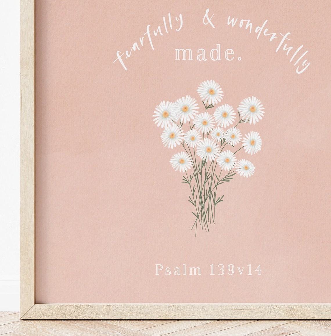 Psalm 139 | Fearfully and Wonderfully Made | Nursery Print Watercolour ...