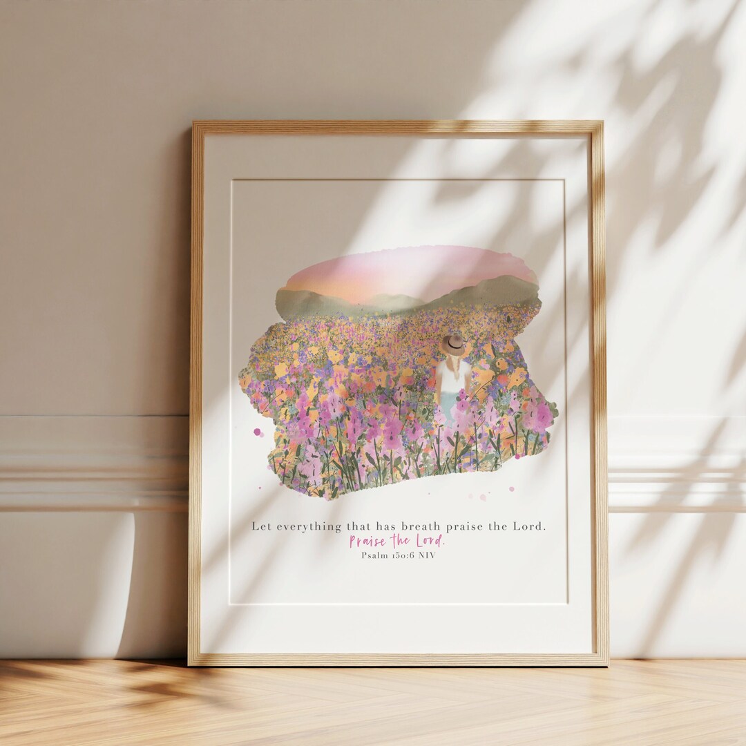 Praise the Lord | Psalm 150 Art Print - Etsy