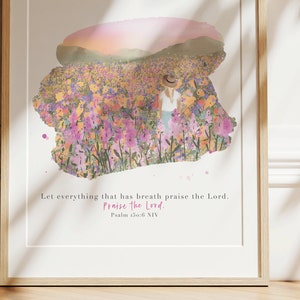 Praise the Lord | Psalm 150 Art Print - Etsy