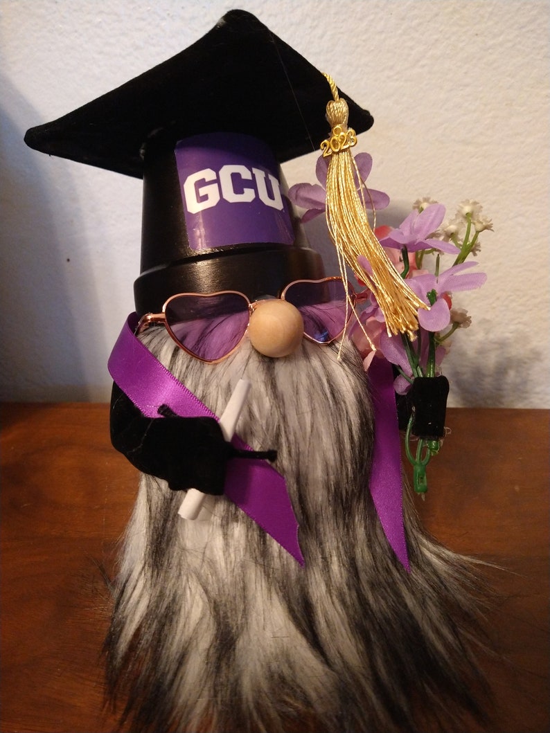 Graduation Gnome With Logo - Etsy