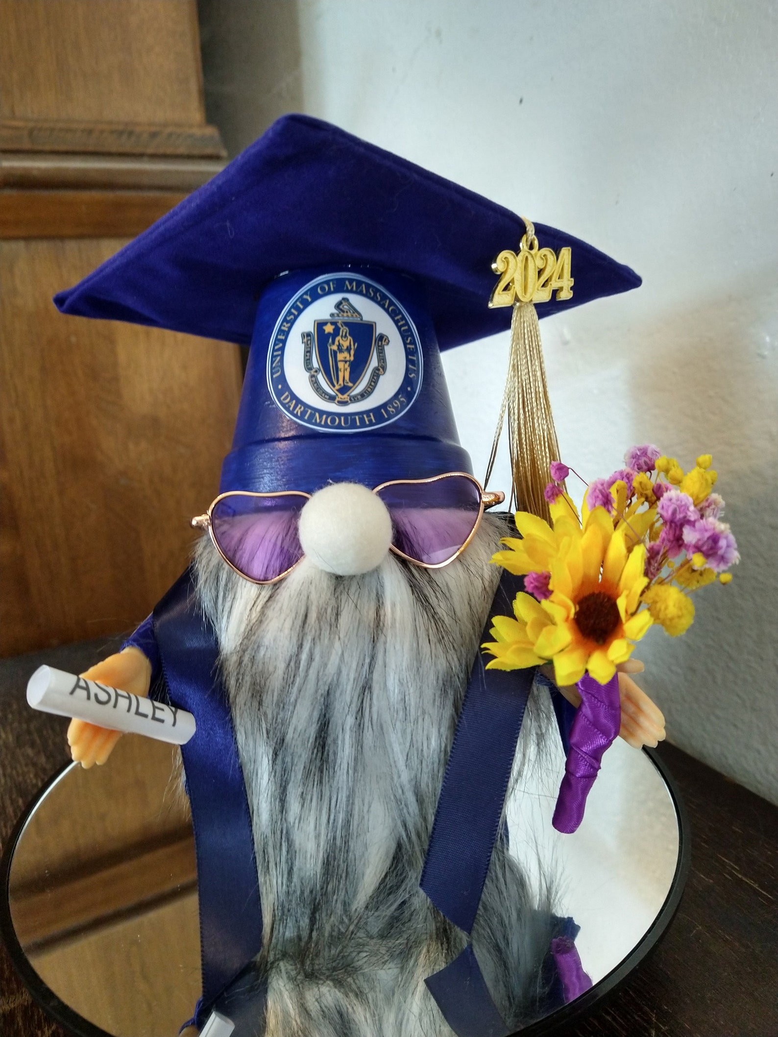 Graduation Gnome With Logo - Etsy