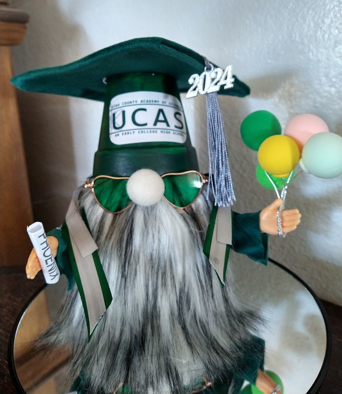 Graduation Gnome With Logo - Etsy