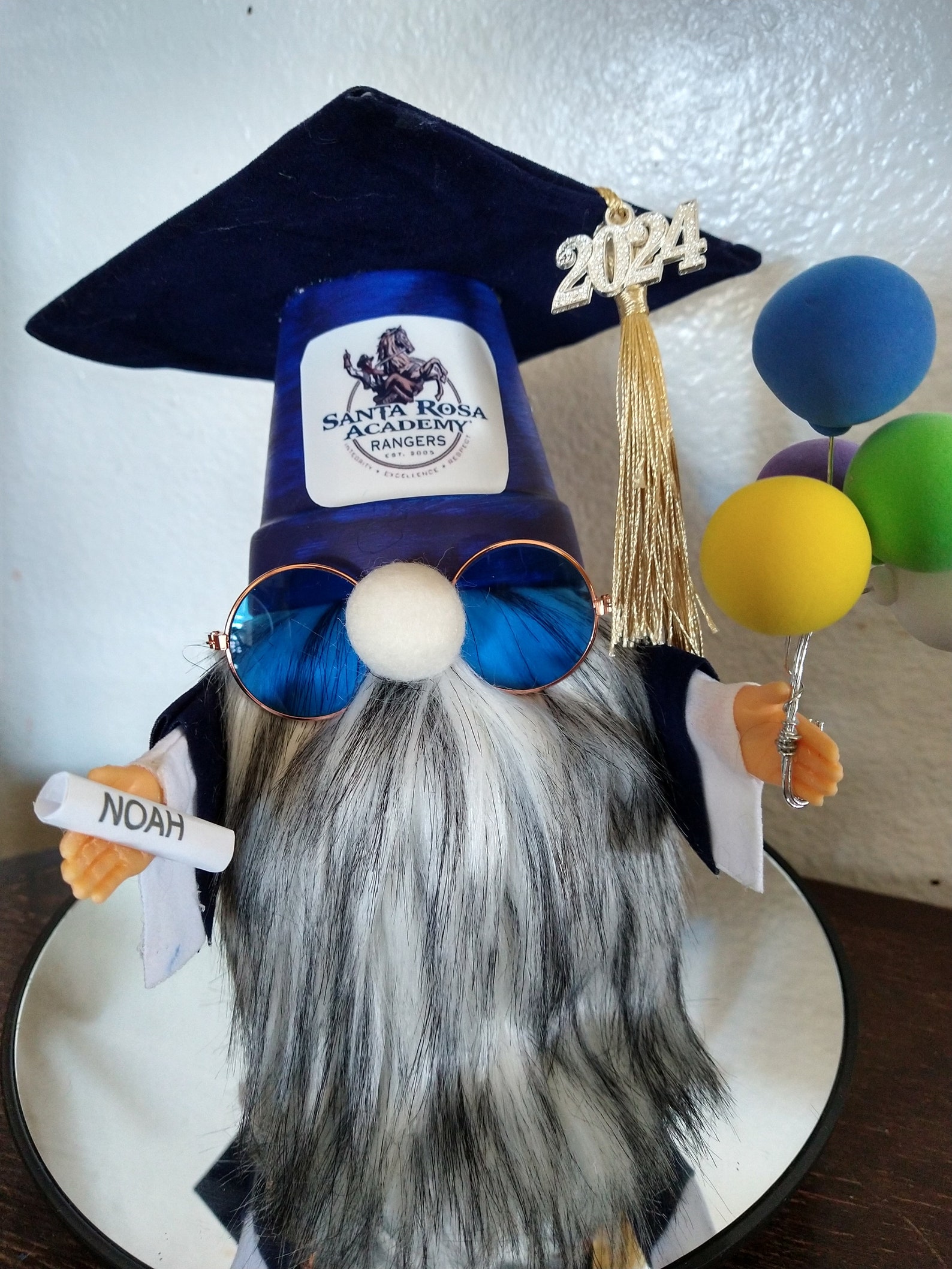 Graduation Gnome With Logo - Etsy