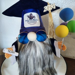 Graduation Gnome With Logo - Etsy