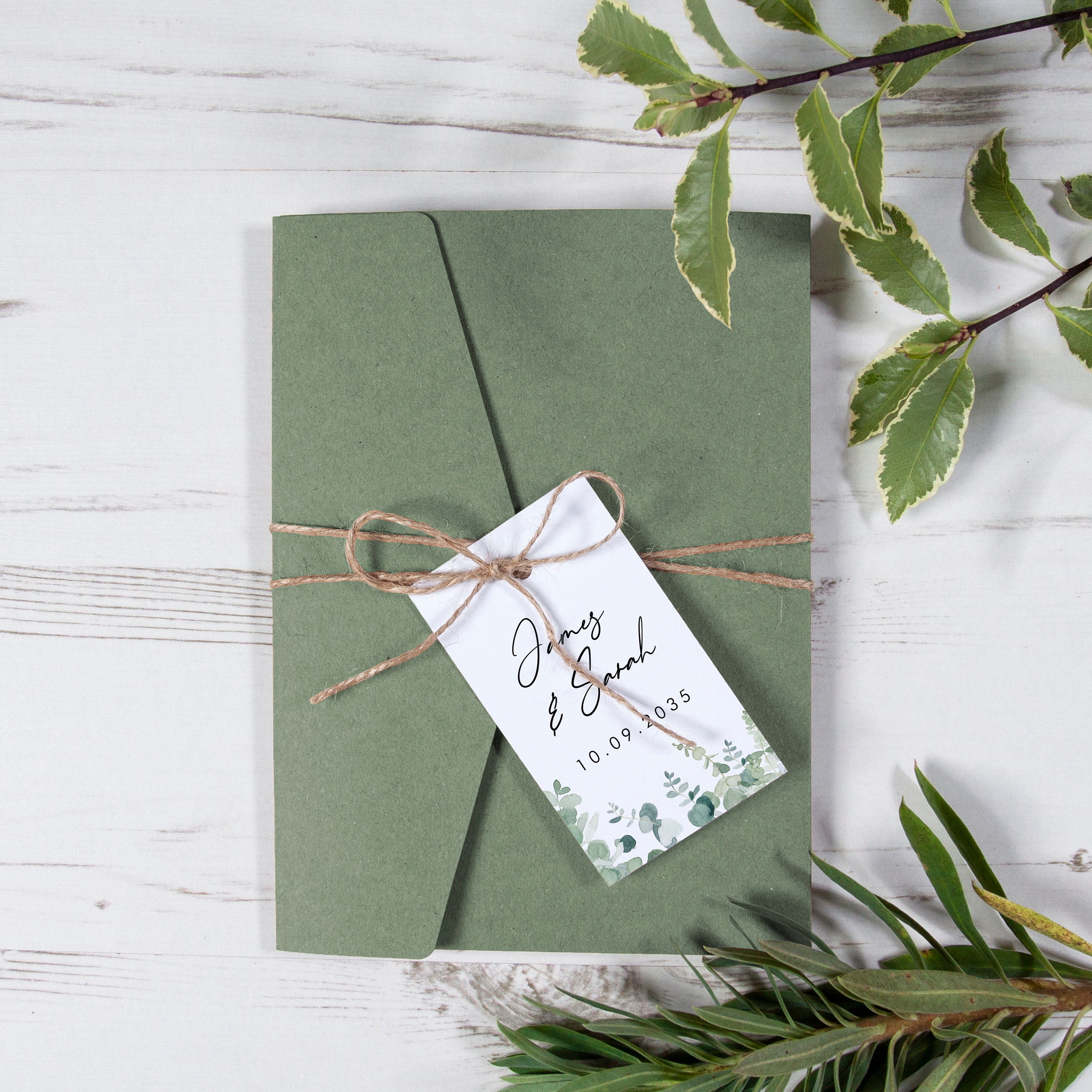 Sample Sage Green Pocketfold 'classic Eucalyptus' - Etsy UK