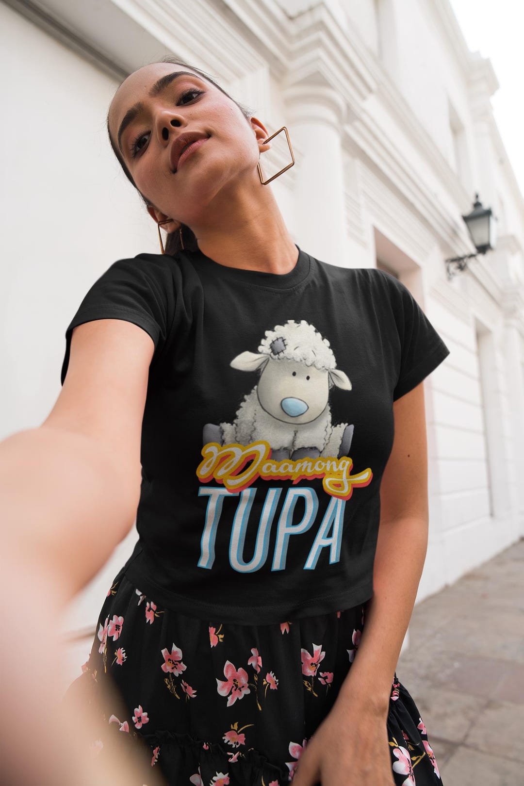Lamb Crop Top Sheep T Shirt, Filipino Gifts for Farm Lovers, Pinoy T ...