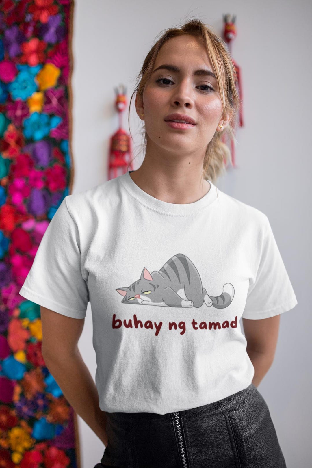 Tamad T-shirt, Pinoy Swag Graphic Tee, Filipino Gift for Friends ...