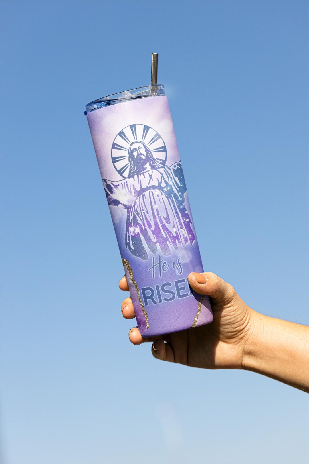 Jesus Tumbler 20 Oz, Christian Gift for Grandma, Prayers Stainless ...