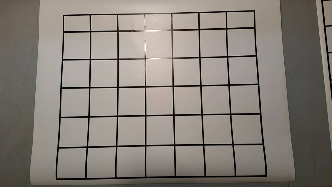 Large Vinyl Calendar Grid - Etsy
