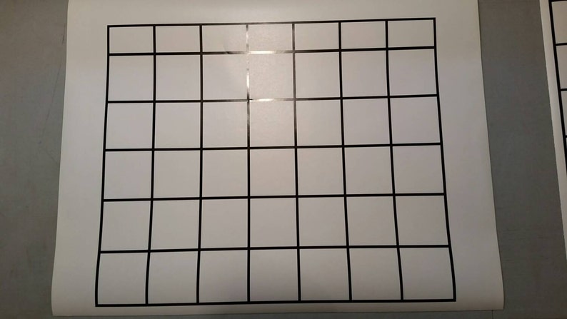 Large Vinyl Calendar Grid - Etsy