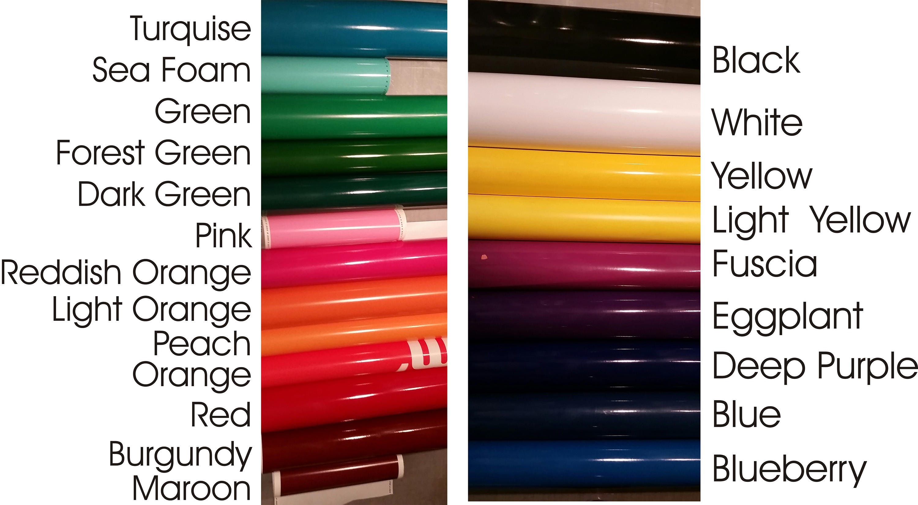 Solid Vinyl Boat Decal - Etsy