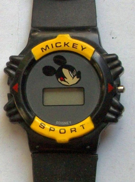 Disney Kids Digital Mickey Mouse Watch! Rubber Sports… - Gem