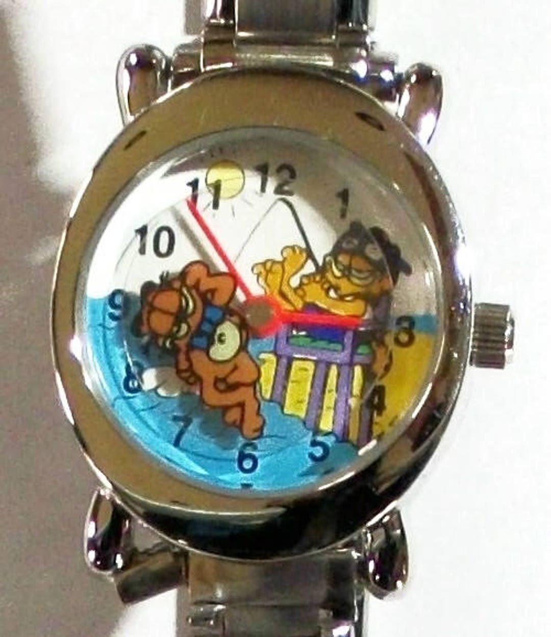 Retired Brand New Garfield Italian Charm Watch - Etsy