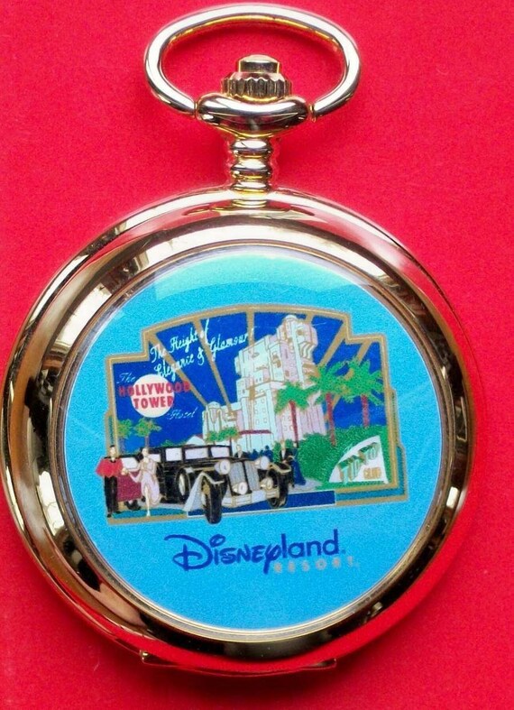 Disney LE Disneyland pocket Watch! Hotel Hollywood! R… - Gem
