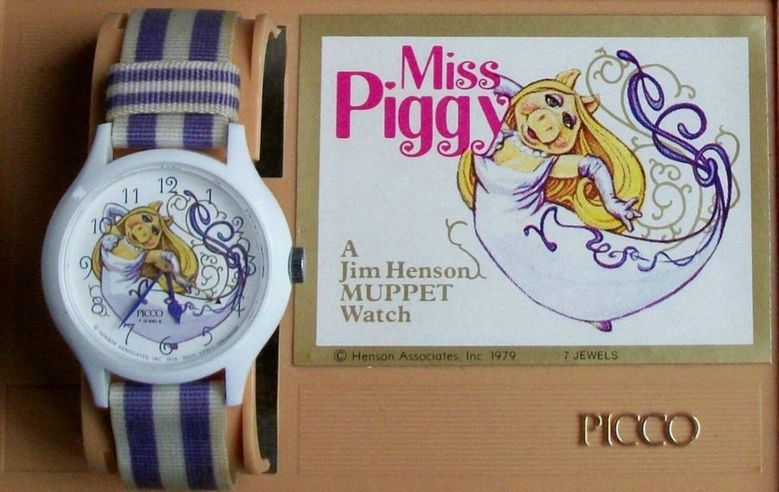 Retired Picco Jim Henson Muppets Miss Piggy Watch New - Etsy