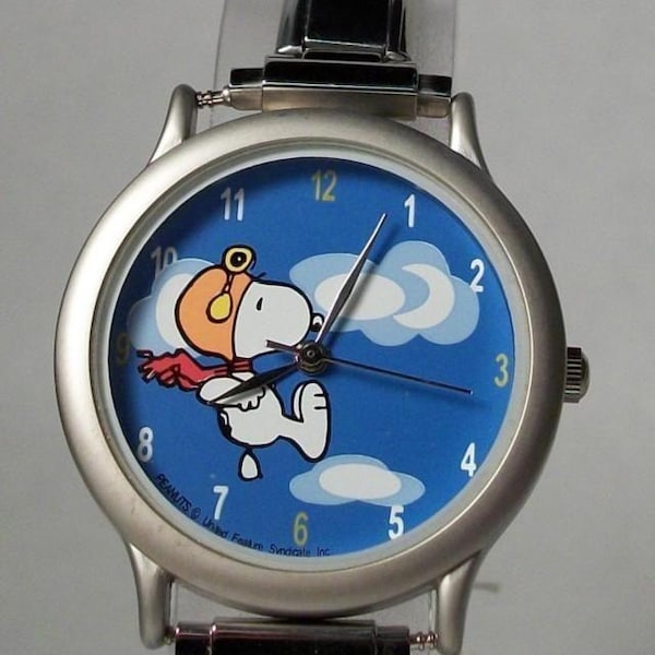 Peanuts Snoopy Fossil Watch - Etsy