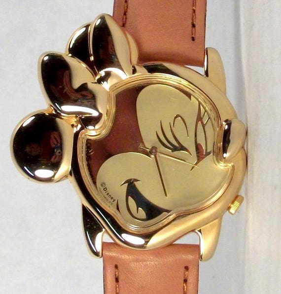 Disney Retired Face Minnie Mouse Watch! Adorable~! HT… - Gem