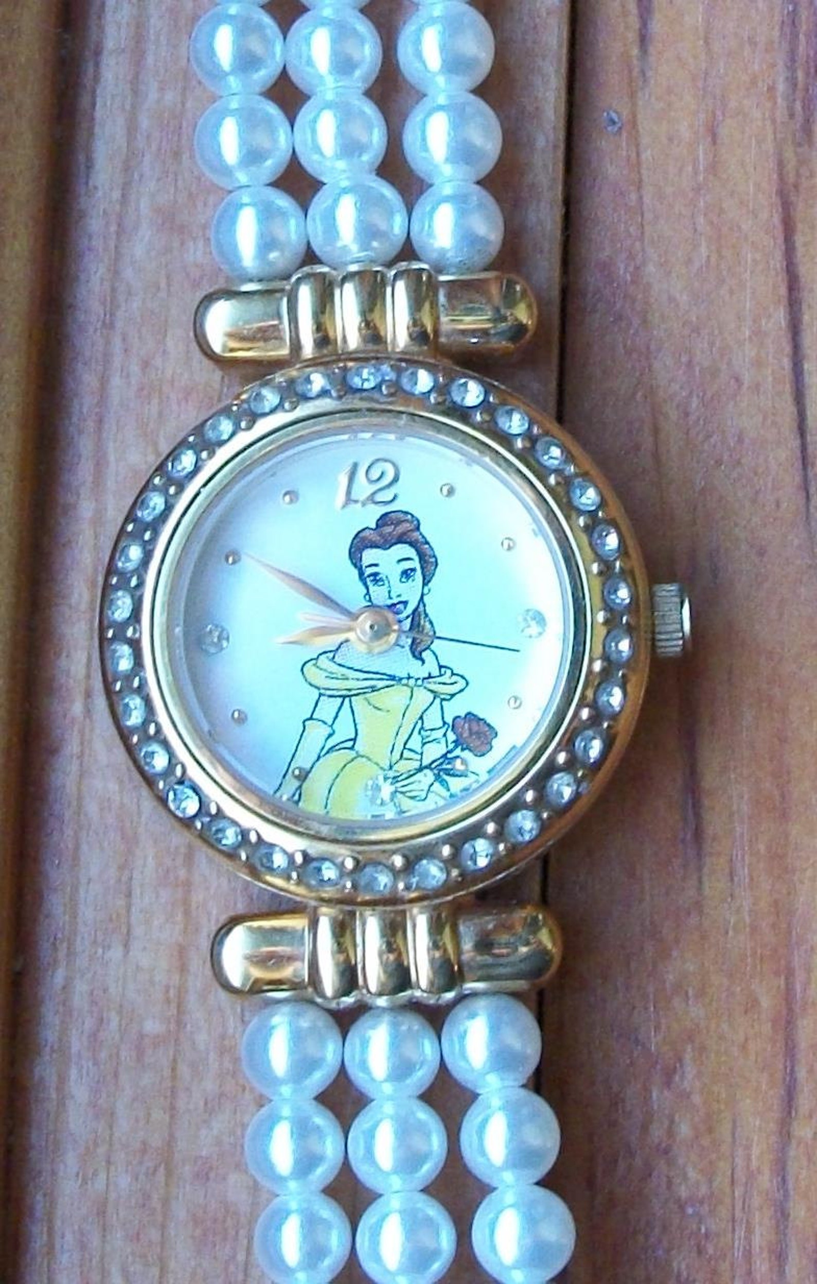 Disney Retired Beauty and the Beast Watch Belle on Dial New - Etsy