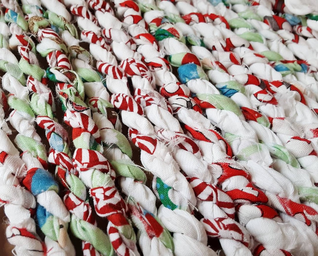 Christmas Fabric Cord Twine: Unique Handmade Holiday Rope for Fashion ...