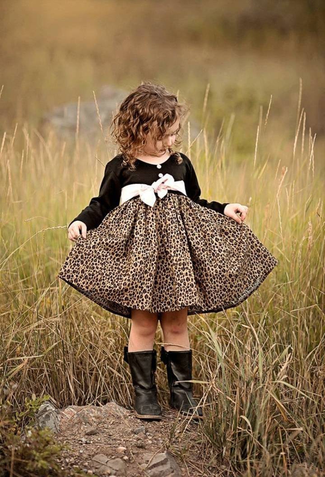 Lovely Leopard Boutique Dress Carolina Kids - Girls Toddler Baby ...
