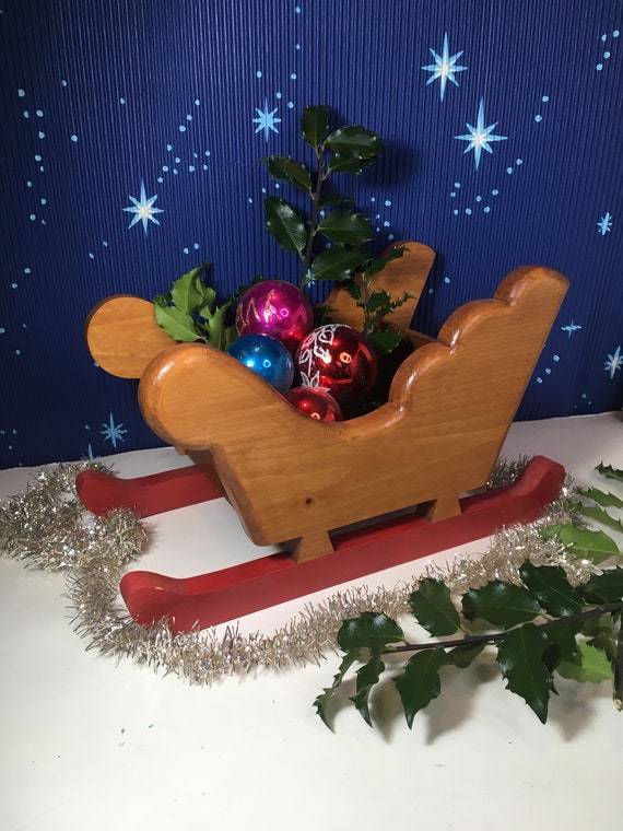 Vintage Christmas Sled
