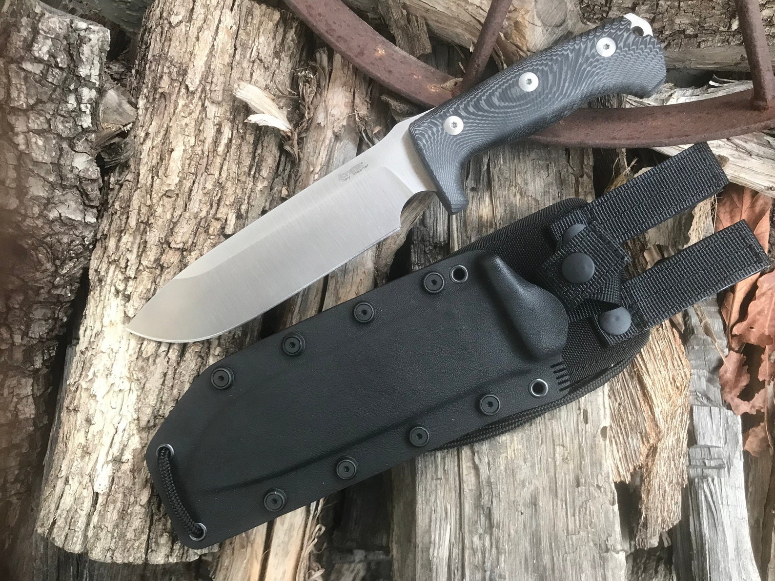 Lionsteel M7 Satin Sleipner Steel Blade Black Micarta Handle - Etsy