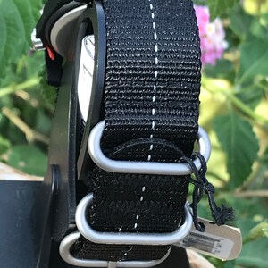 Bertucci DX3 Plus Field Watch Black Composite Case Black Band W/ Ghost ...