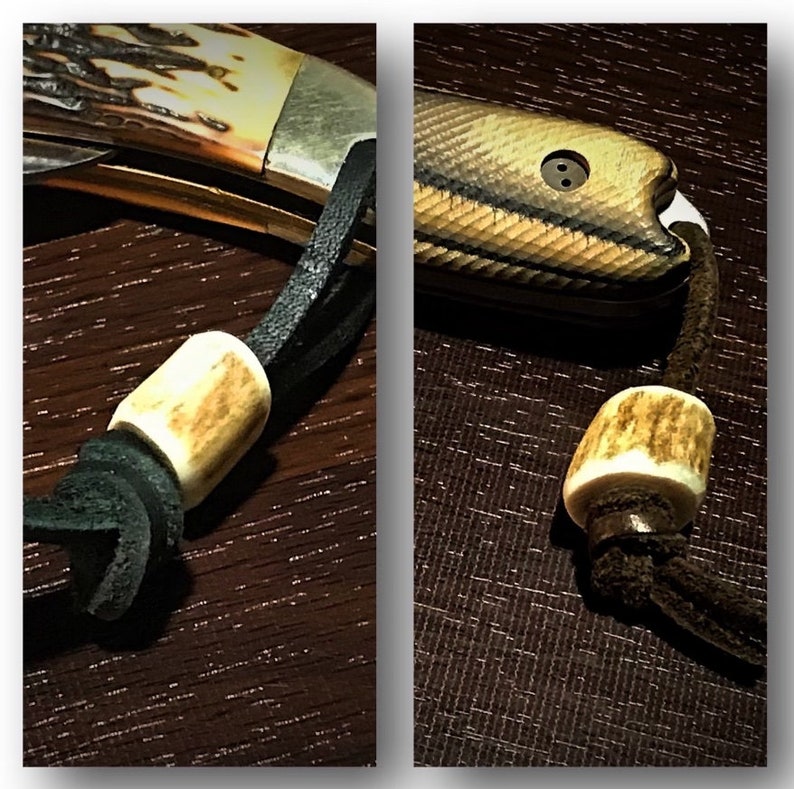 Handmade Natural Canvas Micarta Handle 3/8" Firesteel/striker W ...