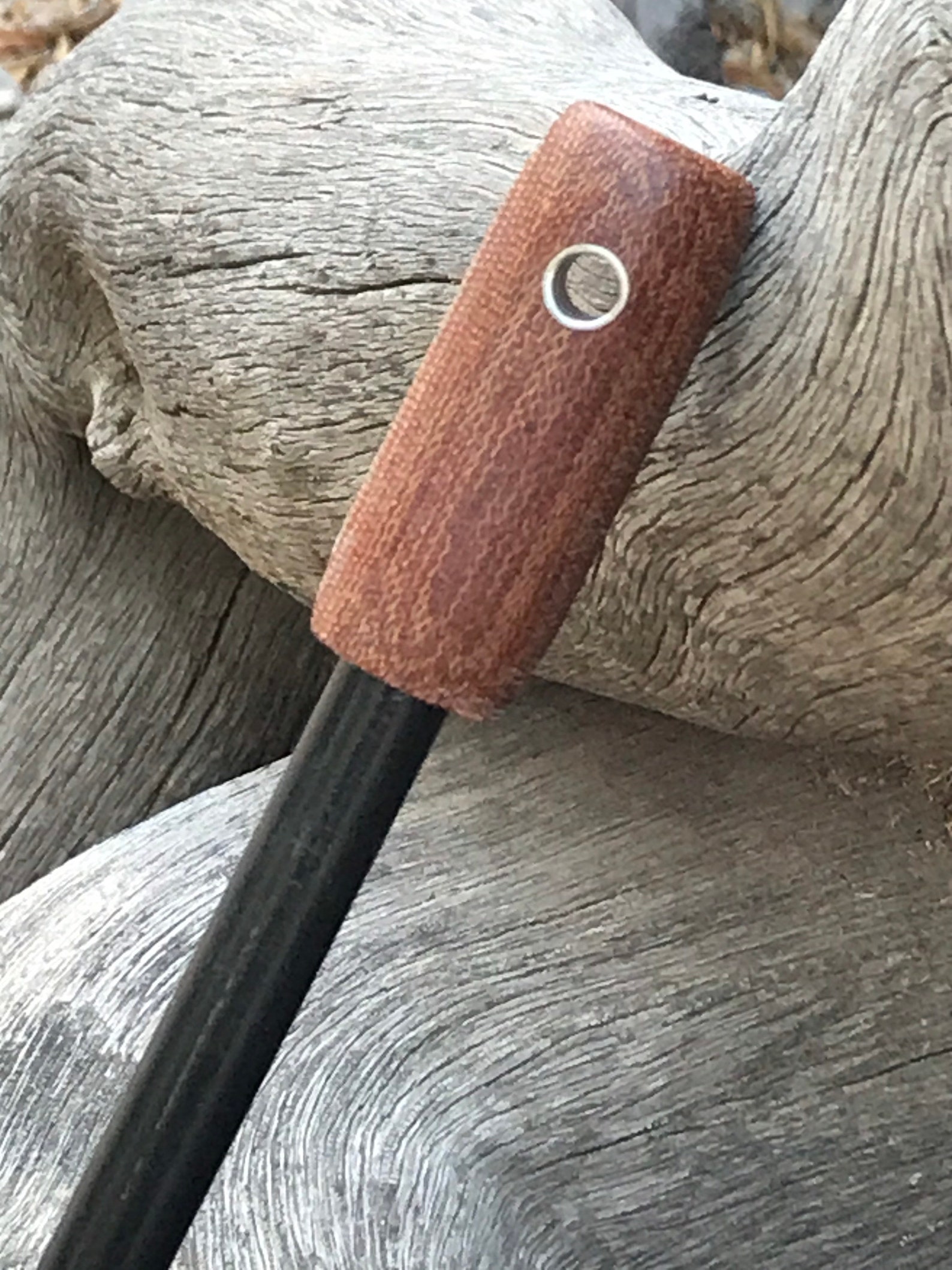 Handmade Natural Canvas Micarta Handle 3/8 | Etsy