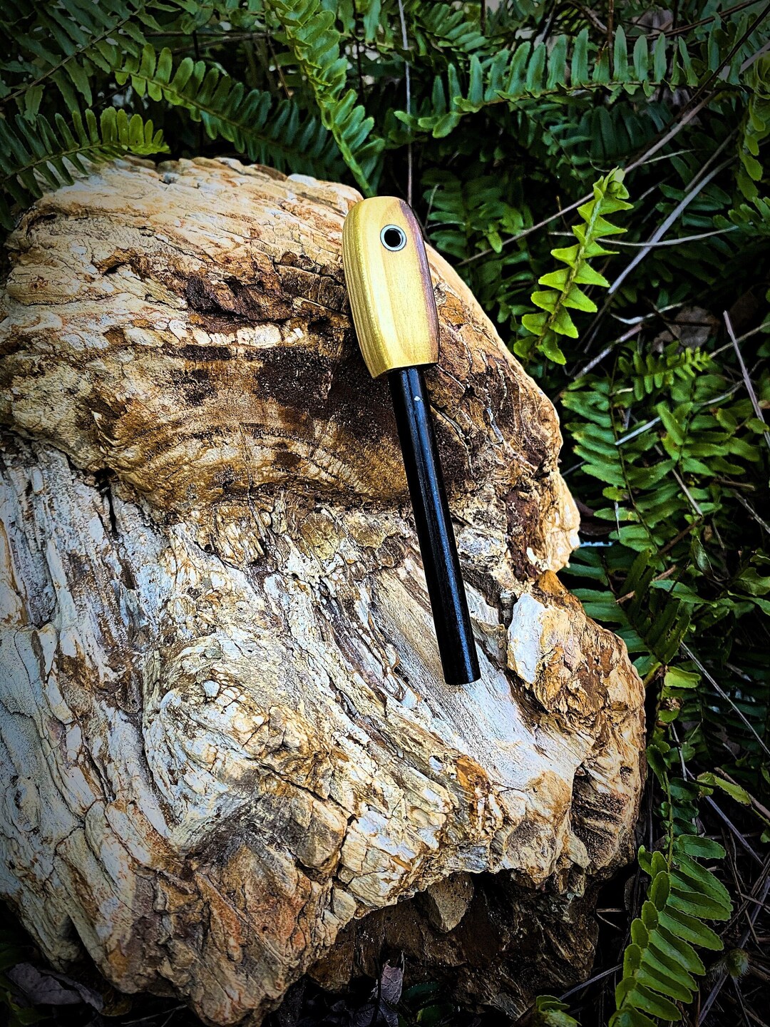 Poplar (figured) Square 3/8" Ferro Rod W/ Stainless Lanyard Tube (5) - Etsy