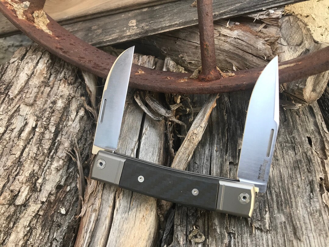 Lionsteel Bestman Moose Slipjoint Carbon Fiber Handles M390 Blade - Etsy