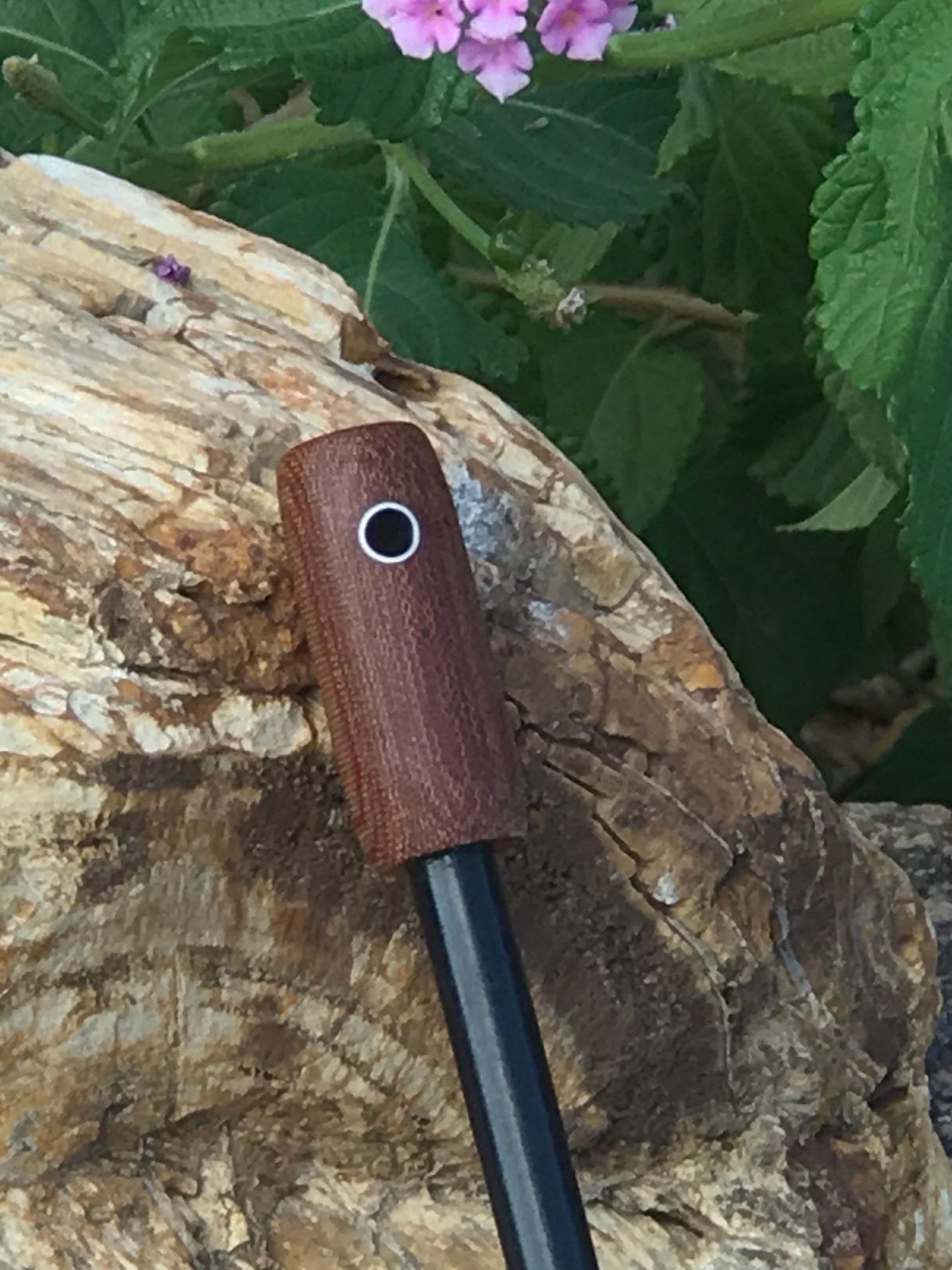 Handmade Natural Canvas Micarta Handle 3/8 | Etsy