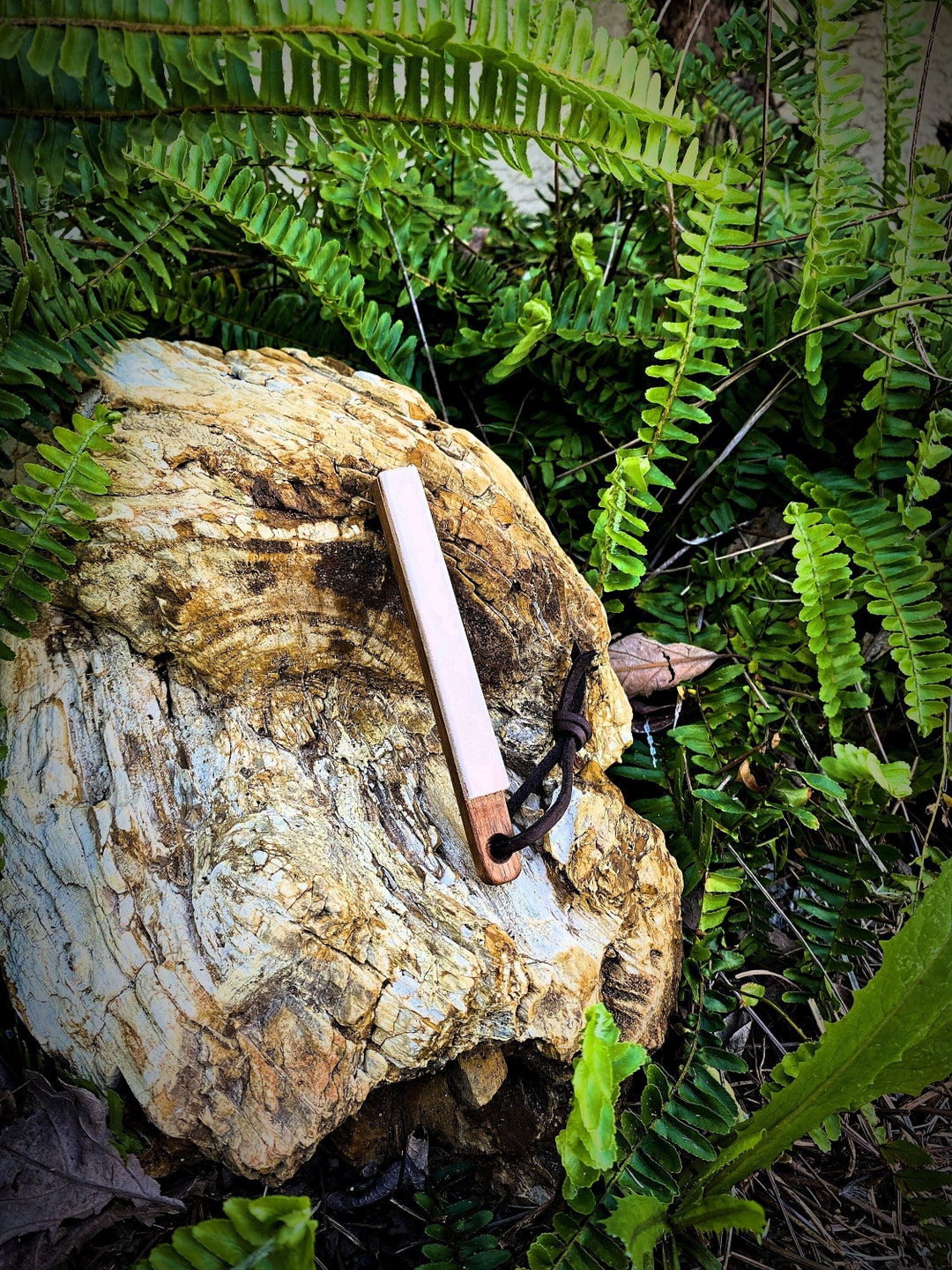 EDC Strop Stick Mini Strop W/ Leather Lanyard - Etsy