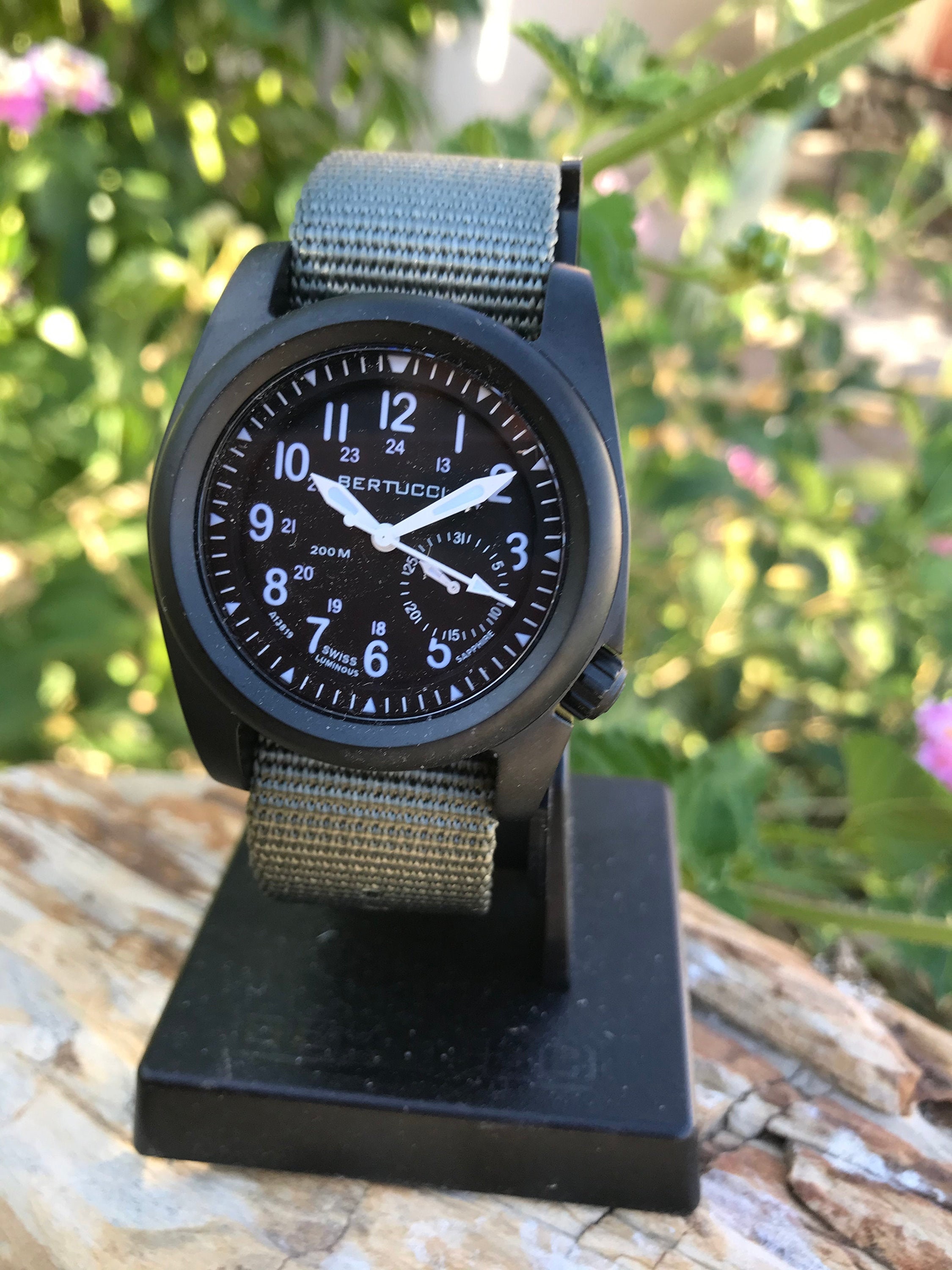 Bertucci A-2S Ballista Black Stainless Case and Olive Drab - Etsy