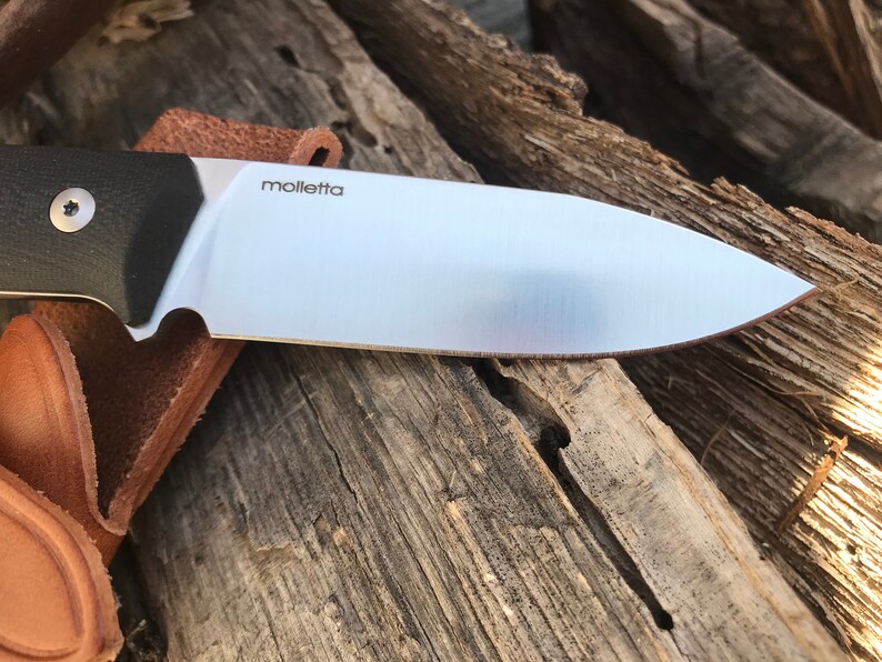 Lionsteel B35 Black G10 Handles Sleipner Steel Blade Leather - Etsy