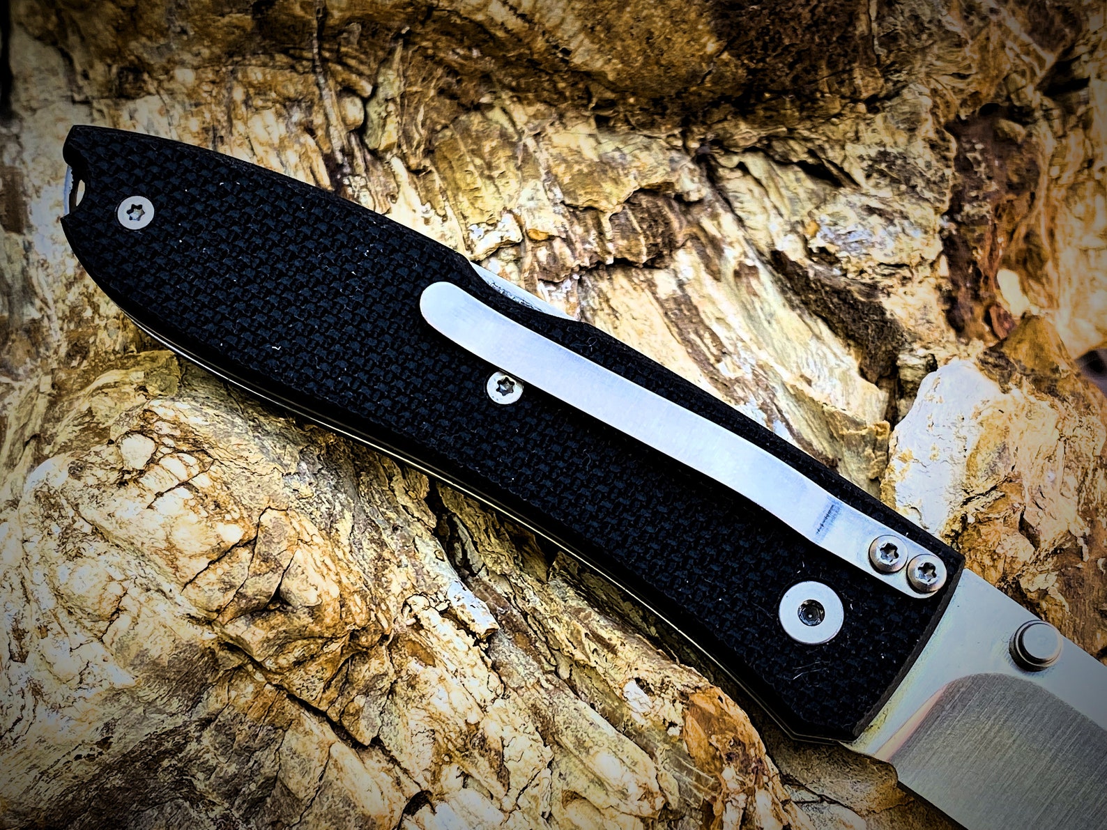 Lionsteel Opera Lockback Knife Black G10 Handles D2 Steel - Etsy