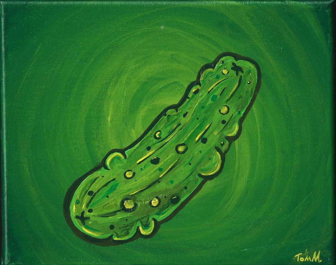 DIGITAL PICKLE PAINTING - Etsy