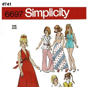 E741 Copy of Vintage 1974 Simplicity Pattern 6697 for Clothes to Fit 11 ...