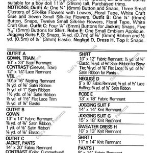 E838 Butterick 3569 Pattern to Fit Barbie Ken and Other - Etsy