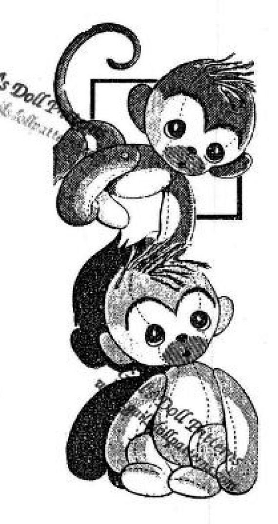 E188 Vintage Laura Wheeler Monkey Pattern - Etsy