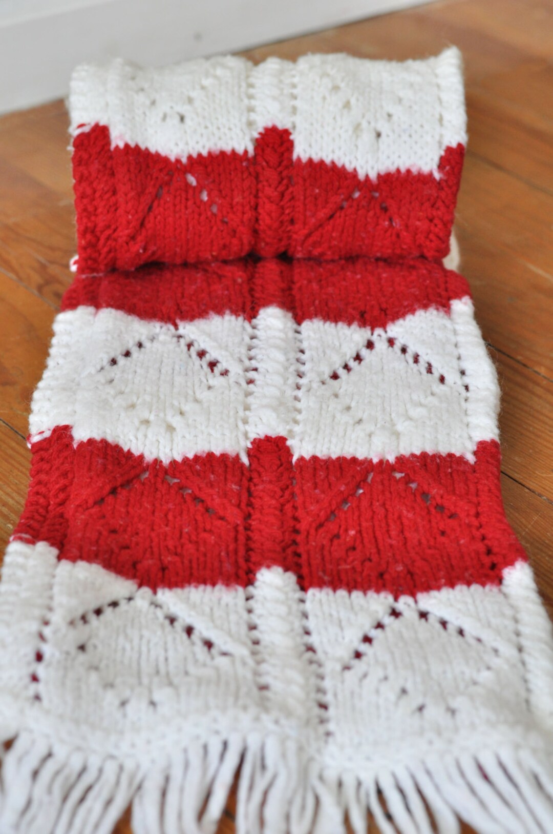 Diamond Scarf Knitting Pattern - Etsy