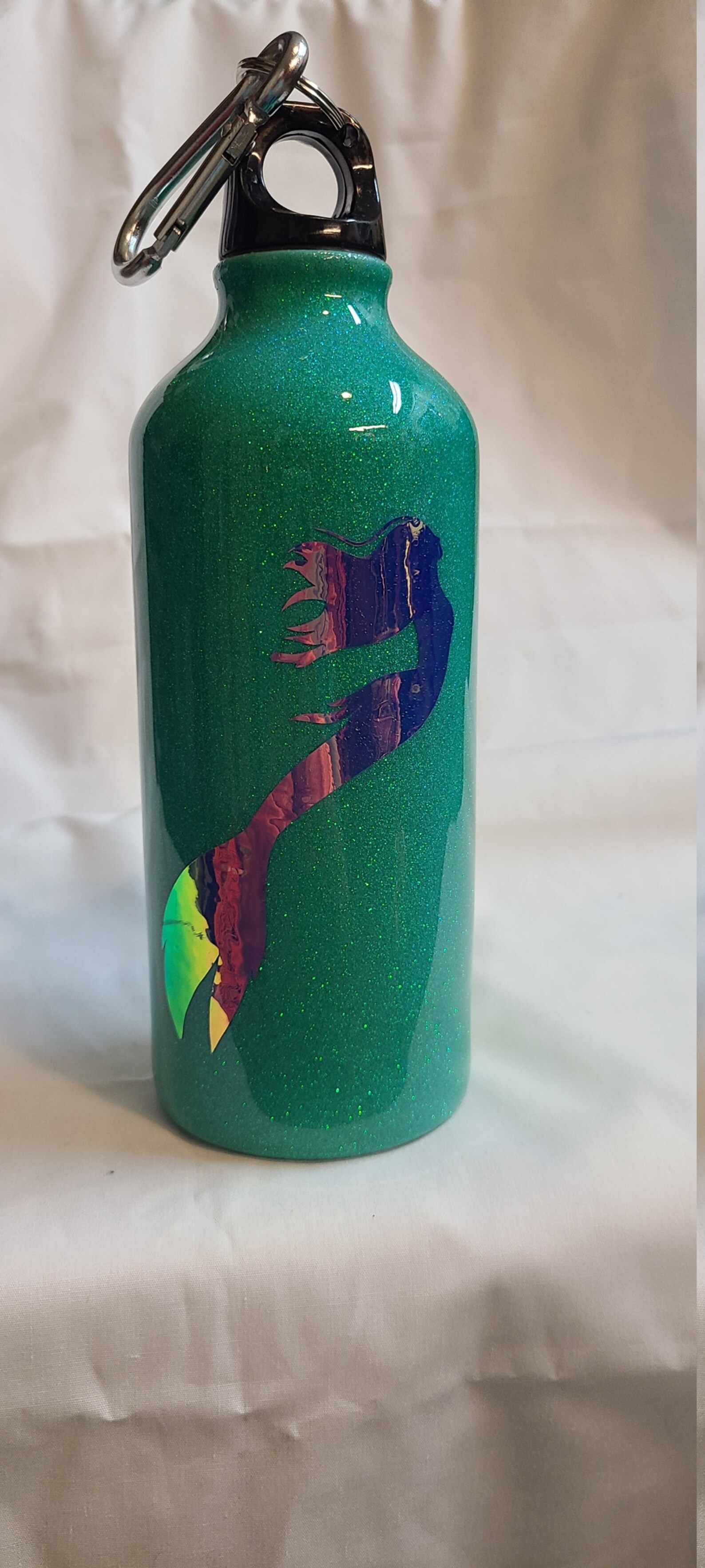 Epoxy Customizable Aluminum Water Bottle 20oz Mermaid Holographic - Etsy