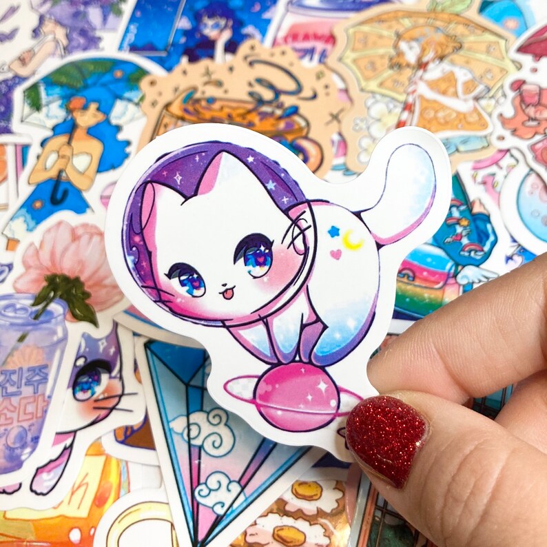 Cute Kawaii Anime Laptop Stickers - Etsy